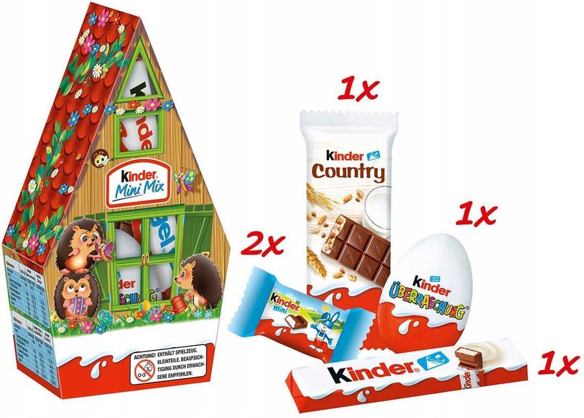 Ferrero Kinder Mini Mix Wielkanocny 76g - Ceny i opinie - Ceneo.pl