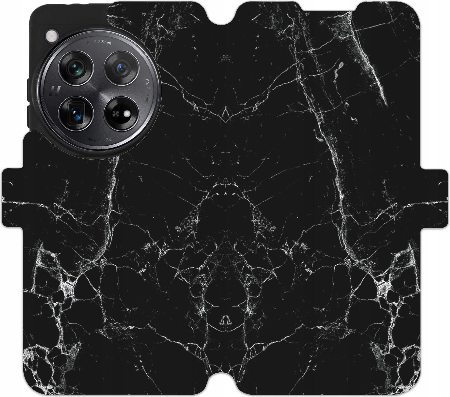 Etuo Etui Wallet Design Na Oneplus 12 Black Marble - Etui na telefon ...