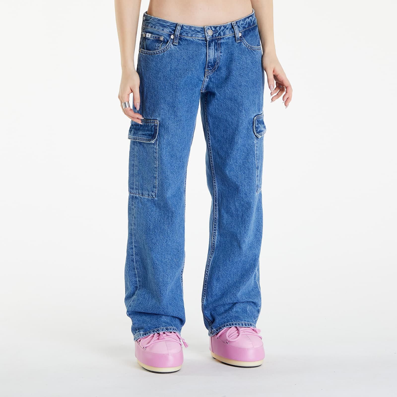 Calvin Klein Jeans Extreme Low Rise Baggy Jeans Denim Medium - Ceny i ...