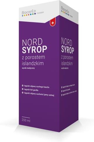 NORD Syrop Z Porostem Islandzkim 200 ml - Opinie i ceny na Ceneo.pl
