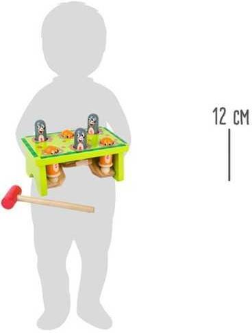 Small Foot Design Drewniana Zabawka Przebijanka Wbijanka Złap Krecika ...