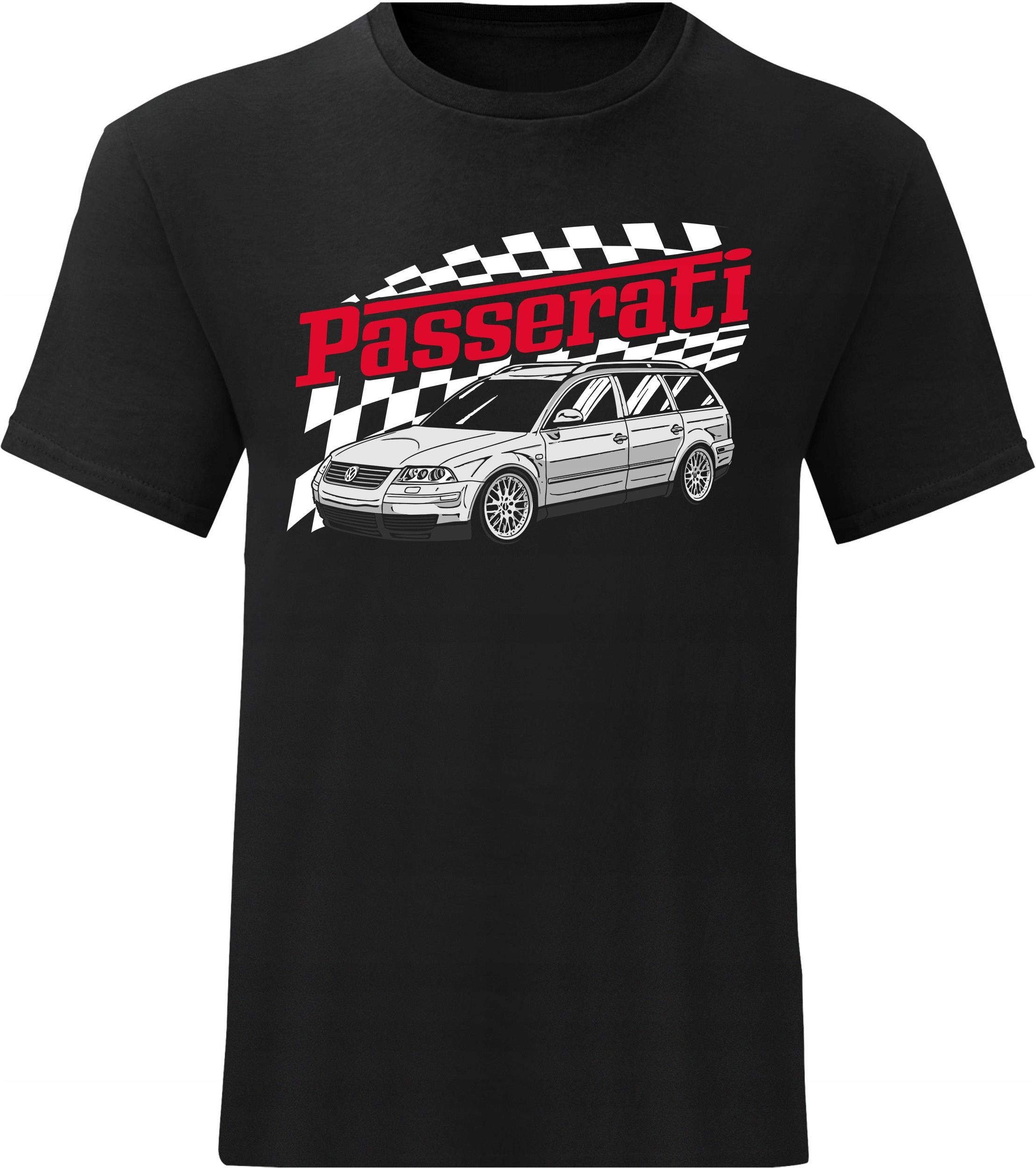 Passerati Koszulka Męska Passat Volkswagen Śmieszny T-shirt Rozmiar XL ...