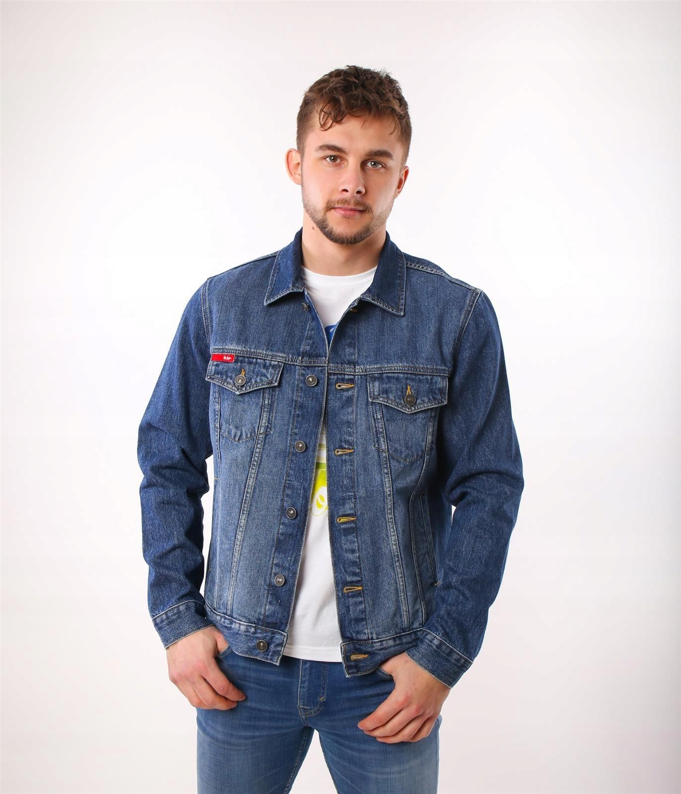 Lee Cooper Kurtka męska jeans Mauro 1223 MID XL - Ceny i opinie - Ceneo.pl