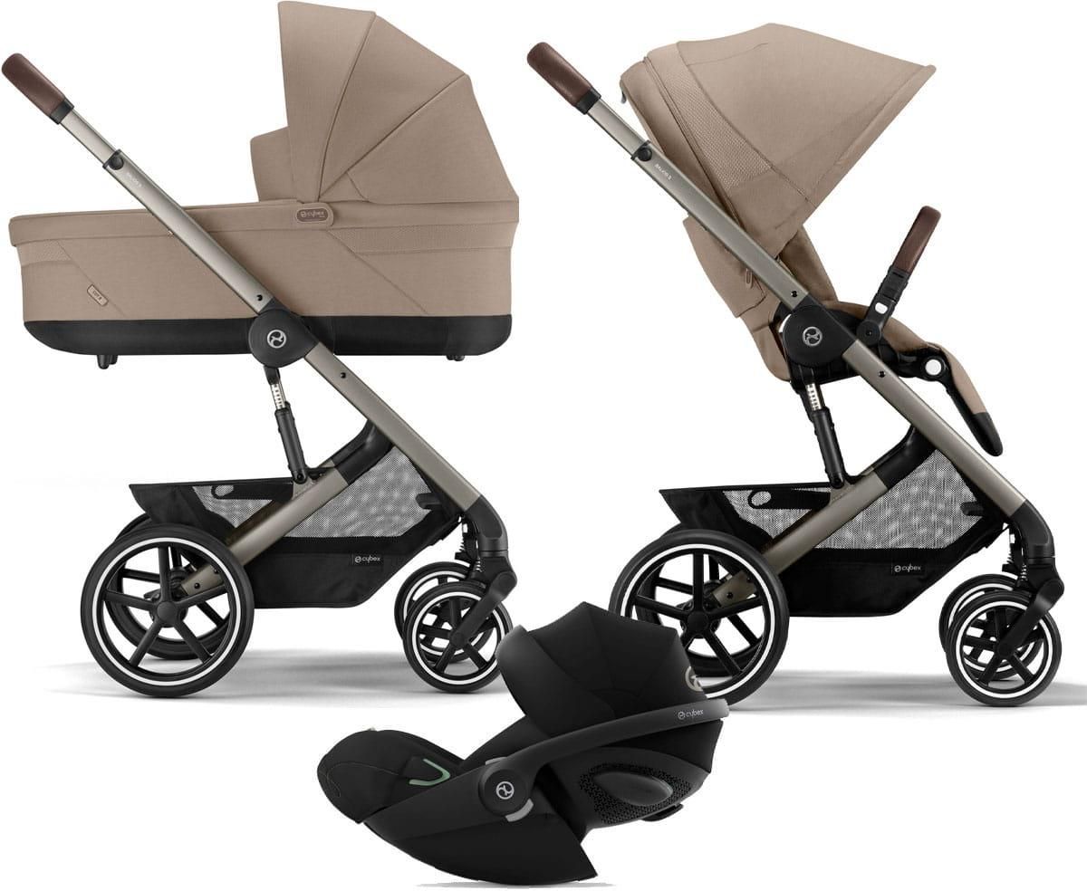 Wózek Cybex Balios S Lux 2.0 Almond Beige Głęboko Spacerowy + Fotelik ...