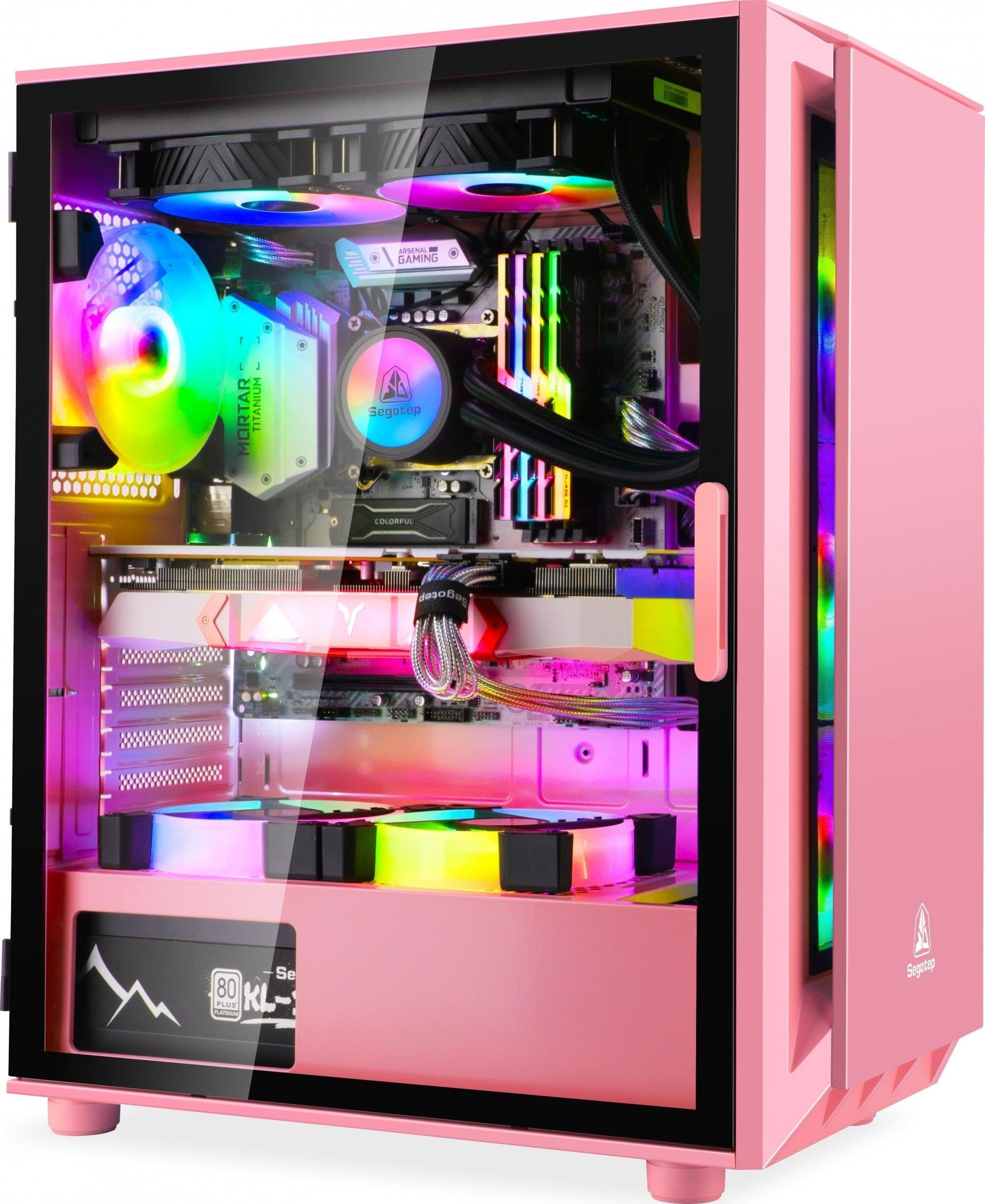 Obudowa komputerowa Segotep Obudowa Gank 5 (GANK5PINK) - Opinie i ceny ...