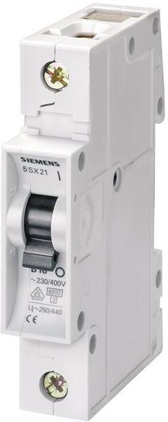 Bezpiecznik Siemens Sp. Z O.O. Wyłącznik Lsn- 6Ka 1-Bieg. D6 230/400V ...