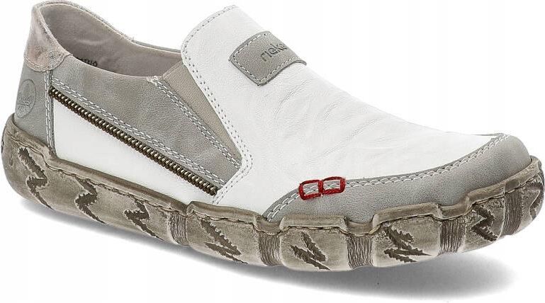 Białe Półbuty Rieker Buty Damskie - Ceny i opinie - Ceneo.pl