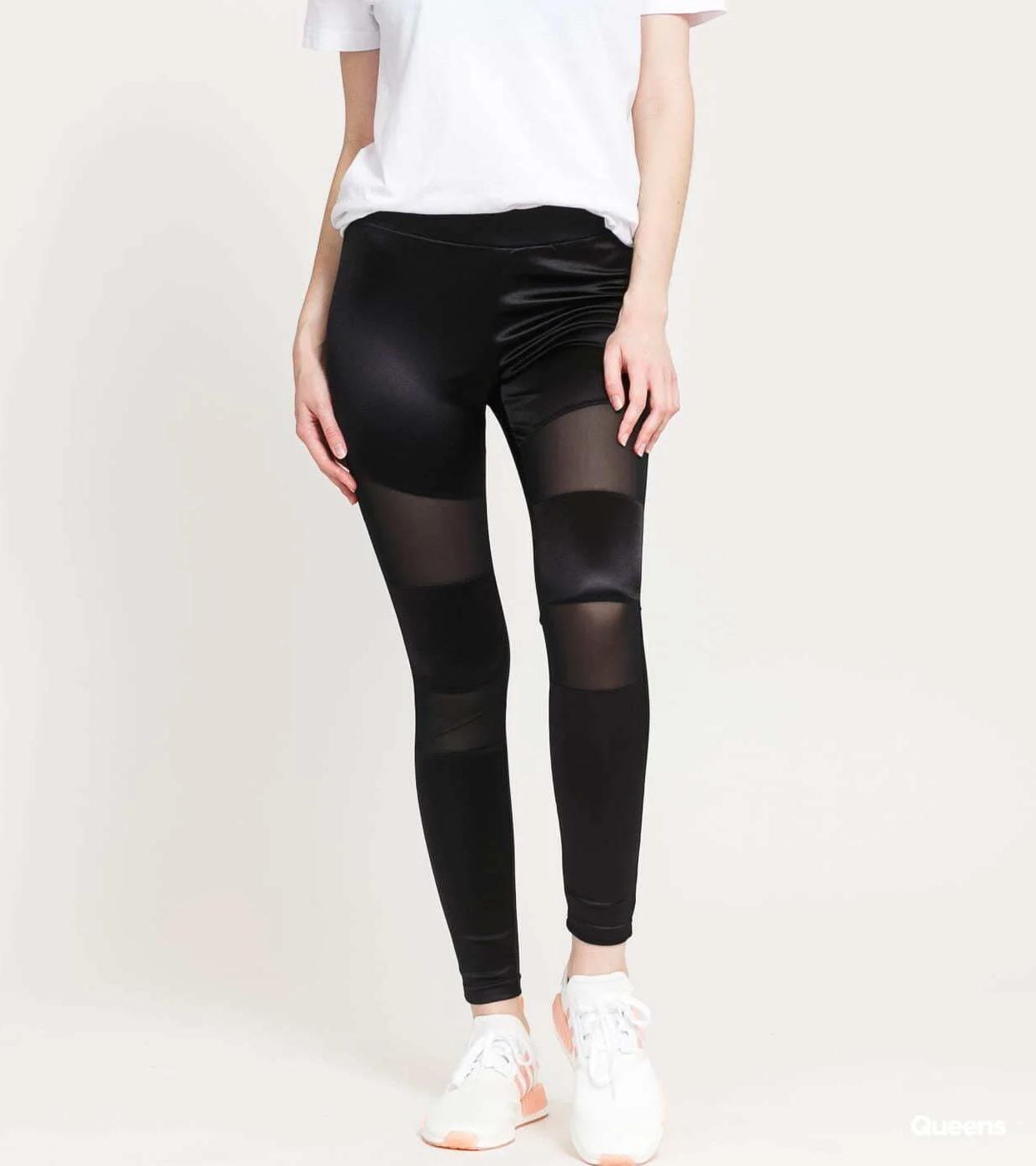 Urban Classics Ladies Shiny Tech Mesh Leggings Black - Ceny i opinie ...