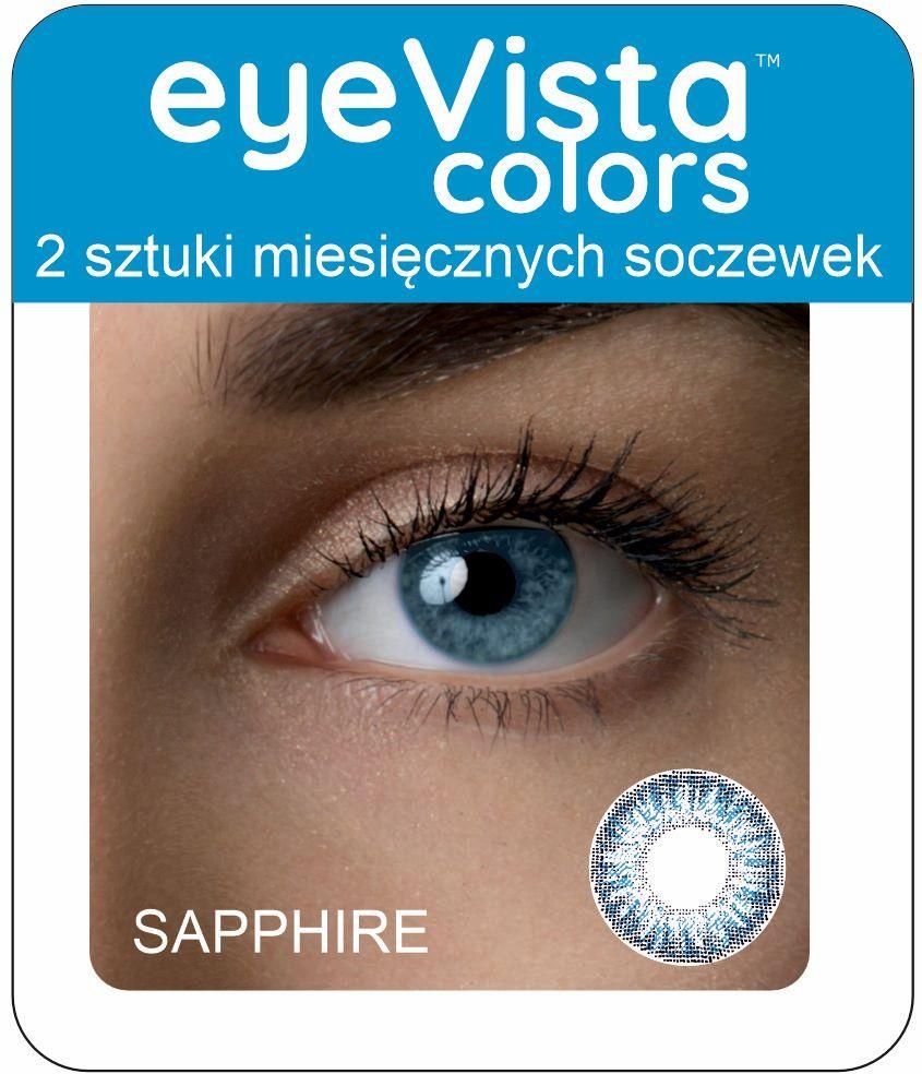 Soczewki Eyevista Colors True Sapphire Moc -1.50 2Szt. - Opinie i ceny ...