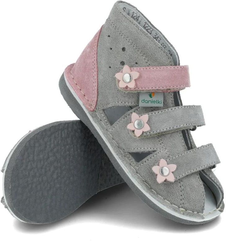 Danielki profilaktyczne buty S124 skórzane kapcie do przedszkola R22 ...