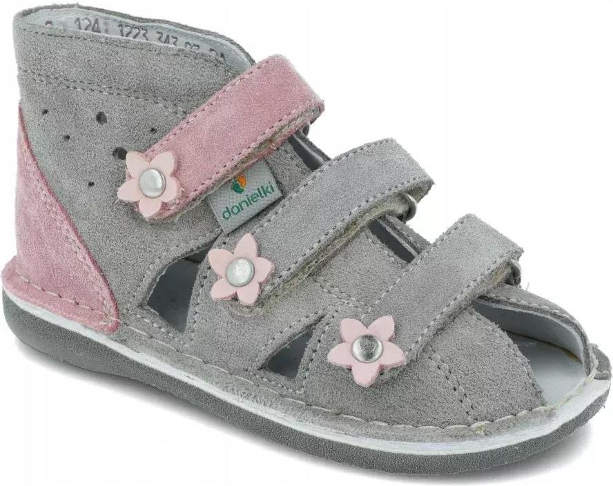 Danielki profilaktyczne buty S124 skórzane kapcie do przedszkola R22 ...