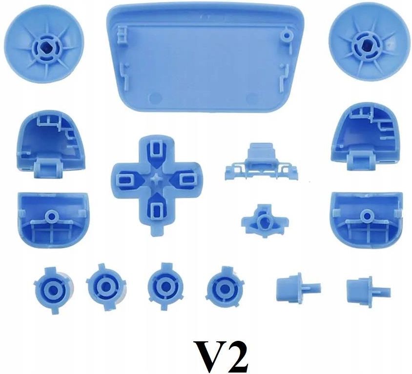 KBR Games Zestaw Przycisków + Grzybki I Zaślepka Do Pada PS5 Dualsense ...