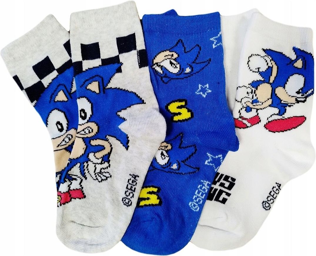Skarpetki Sonic skarpety dziecięce chłopięce 3-pak 27/30 - Ceny i ...