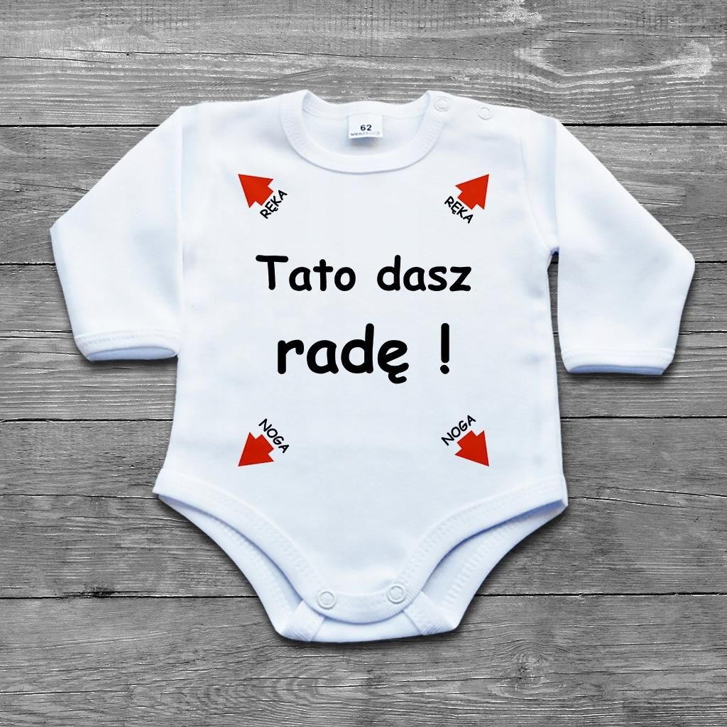 Tato dasz radę body niemowlęce 56 dł - Ceny i opinie - Ceneo.pl