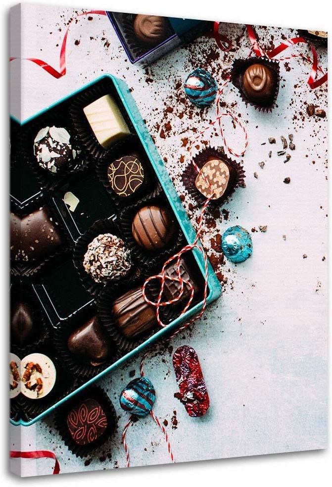 Feeby Obraz Na Płótnie Kolorowe Pralinki 40X60 - Opinie i atrakcyjne ...