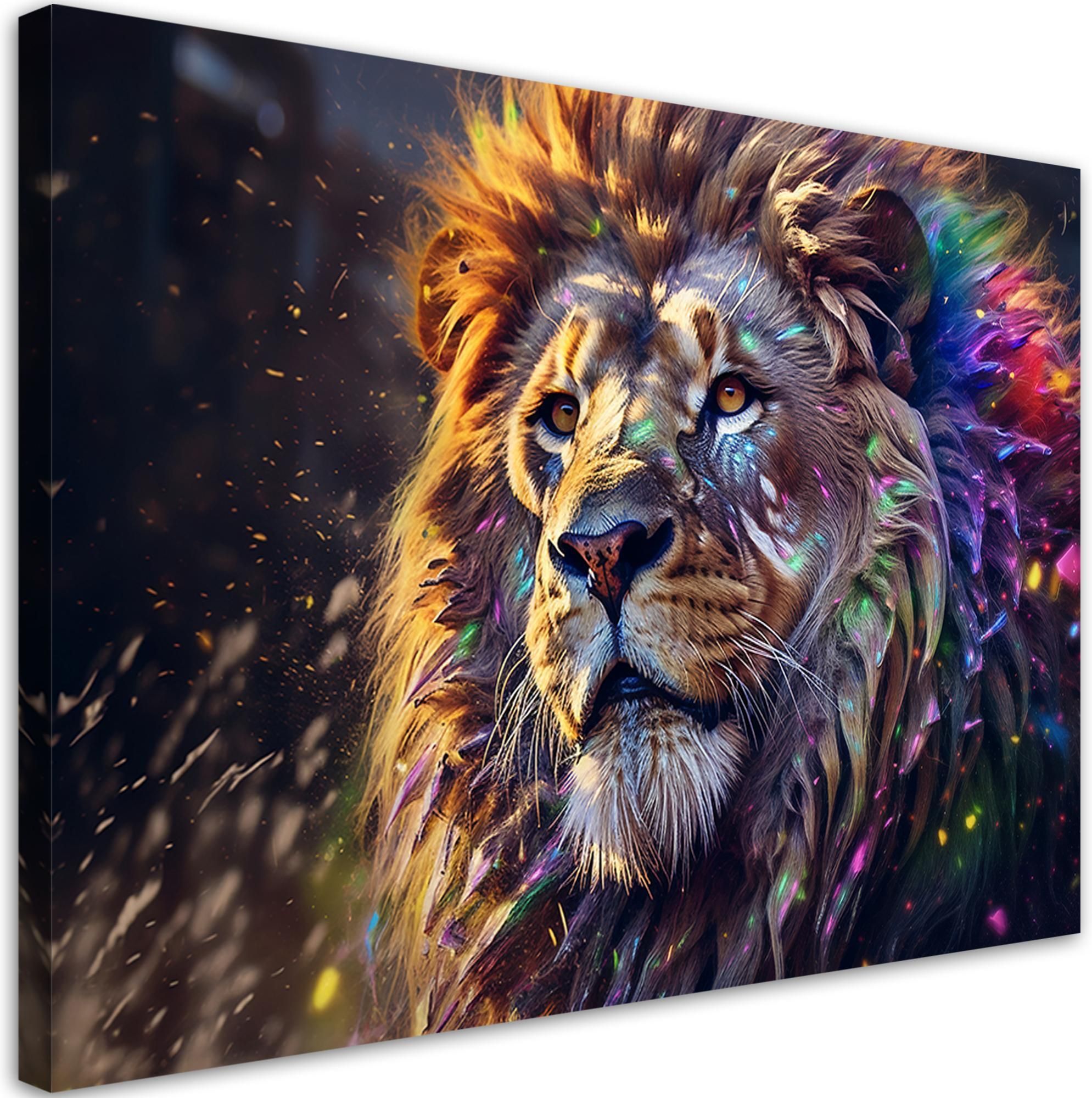 Feeby Obraz Lew Zwierzę Abstrakcja 100X70 - Opinie i atrakcyjne ceny na ...