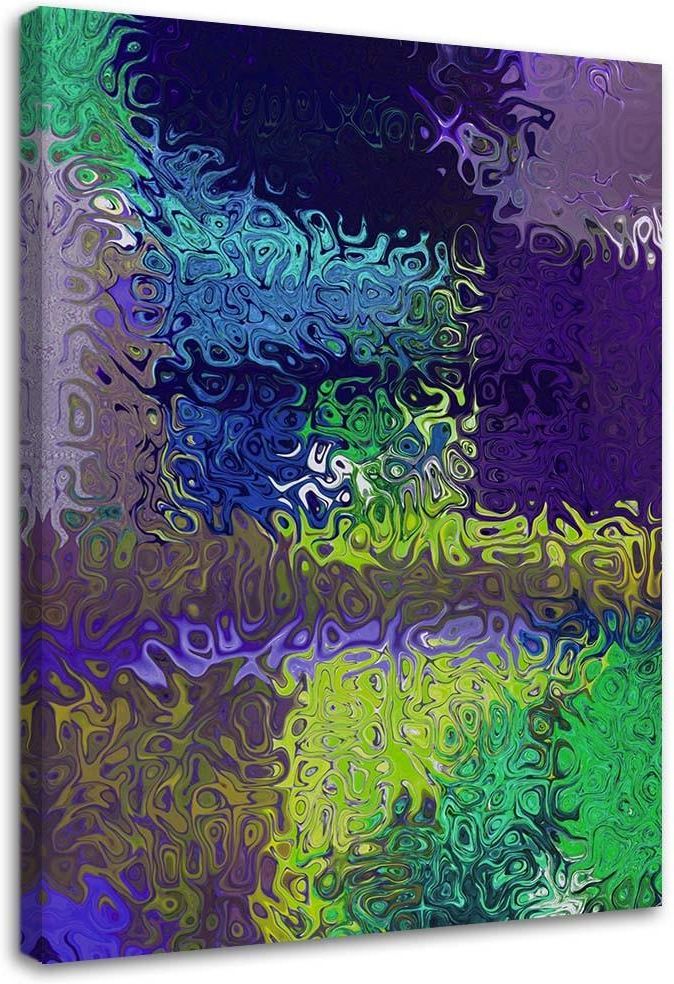 Feeby Obraz Na Płótnie Fioletowa Abstrakcja 60X90 - Opinie i atrakcyjne ...