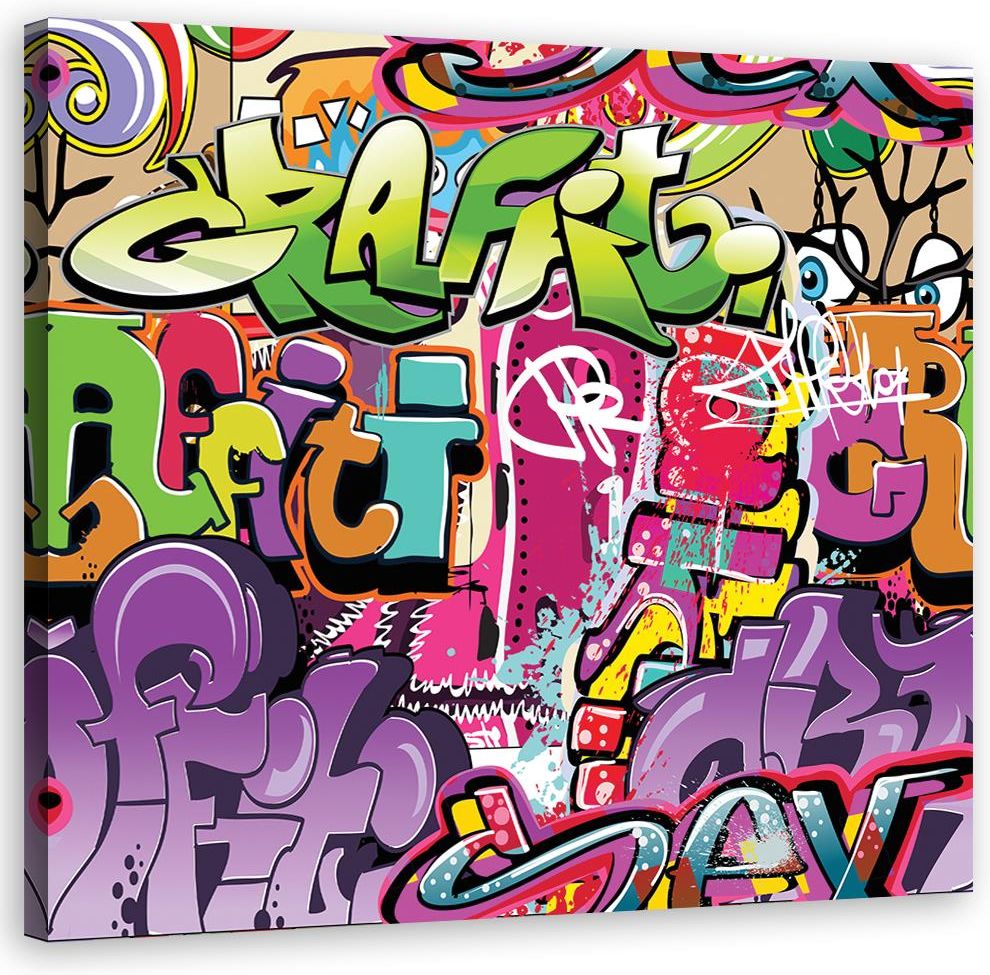 Feeby Obraz Na Płótnie Abstrakcje Kolorowy 60X60 1045504944 - Opinie i ...