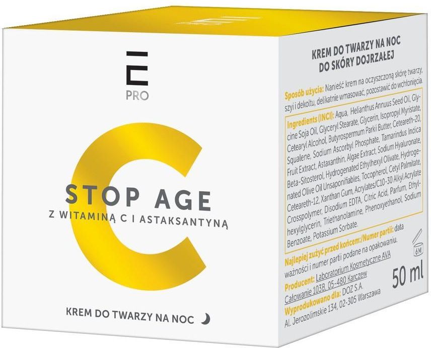 Krem Doz Enilome Pro Stop Age na noc 50ml - Opinie i ceny na Ceneo.pl