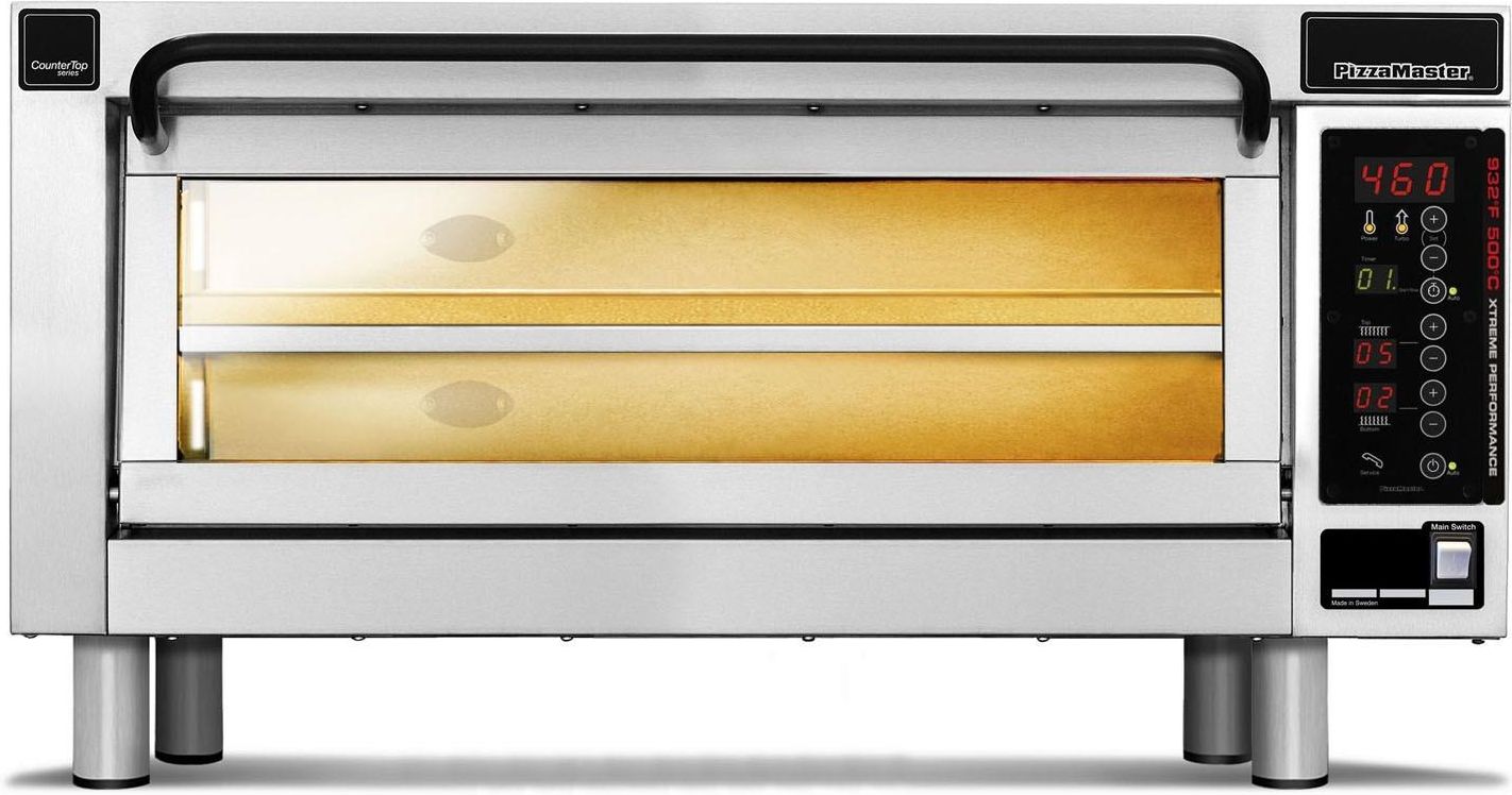 Pizzamaster Pm 351Ed -1Dw Piec Do Pizzy 1-Komorowy Sterowany Elektronicznie 4X⌀25cm - 2 Piętra ...