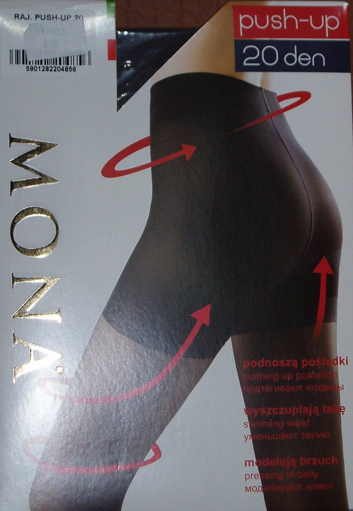 Rajstopy Mona Push-up 20 den lycra natural 4 - Ceny i opinie - Ceneo.pl