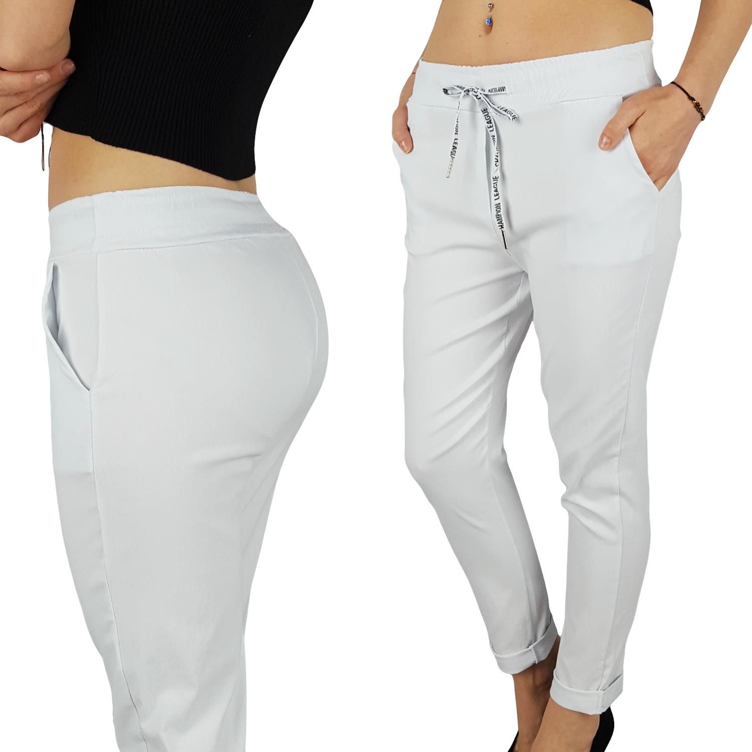 Elastyczne Spodnie Damskie Cygaretki -gumka - Ceny i opinie - Ceneo.pl