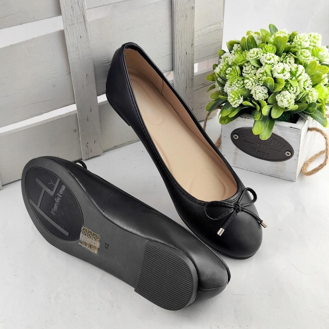 Baleriny Damskie Z Kokardką Duże Rozmiary rozm. 42 - Ceny i opinie ...