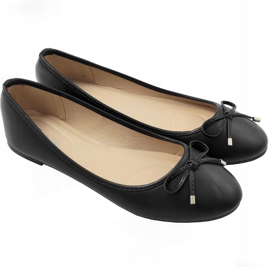 Baleriny Damskie Z Kokardką Duże Rozmiary rozm. 42 - Ceny i opinie ...