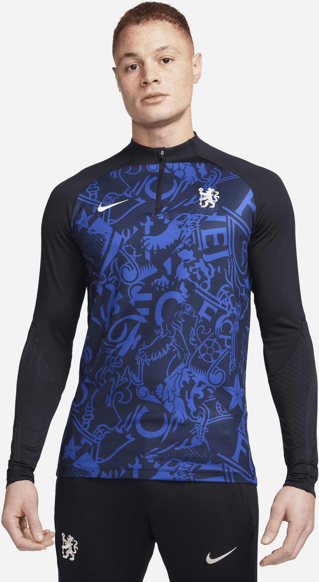 Męska treningowa koszulka piłkarska Nike Dri-FIT Chelsea F.C. Strike ...