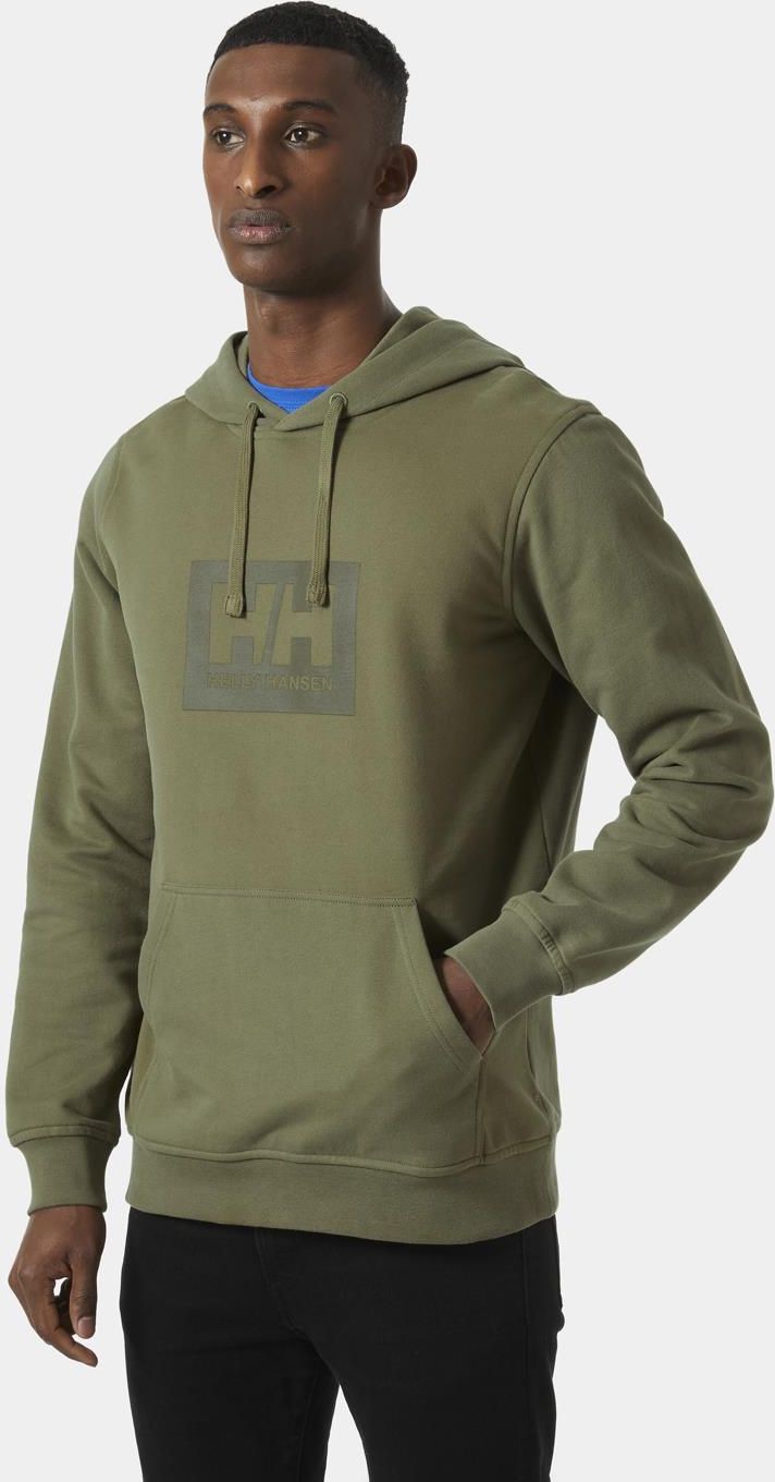Męska Bluza Helly Hansen HH Box Hoodie 53289_422 – Oliwkowy - Ceny i ...
