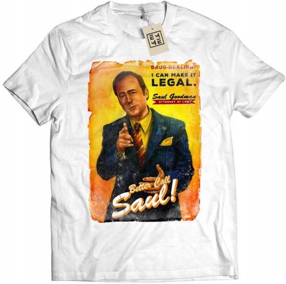 Koszulka Better Call Saul Bcs biała 2XL - Ceny i opinie - Ceneo.pl