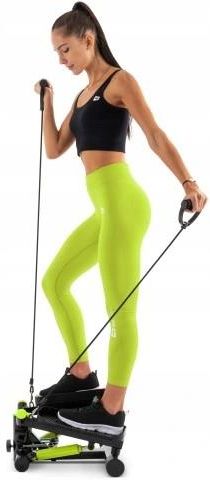 Hop-Sport Stepper Skrętny Z Linkami I Licznikiem Step Steper Trening W ...