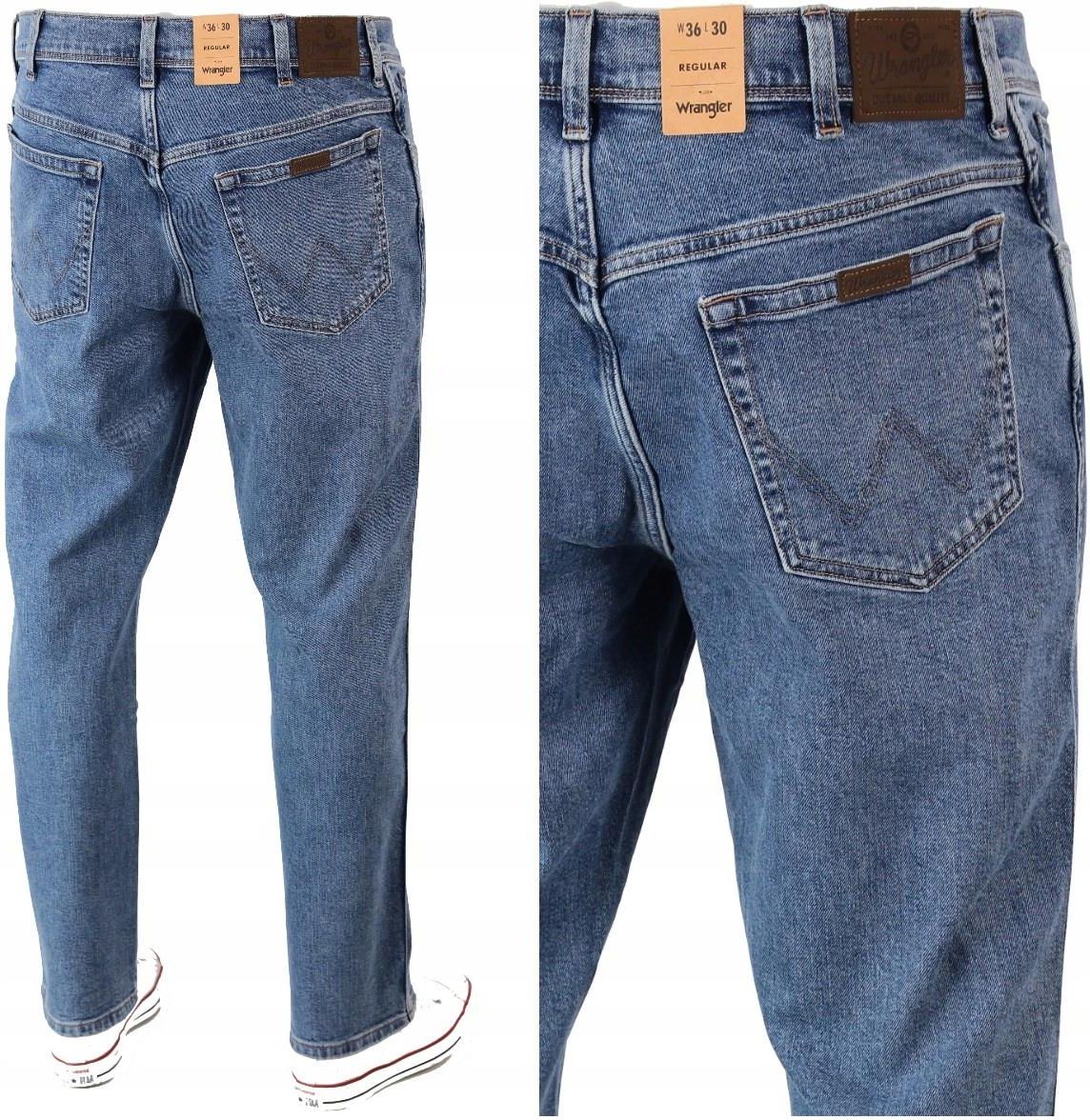 Wrangler Regular Jeansy Proste W46 L32 - Ceny i opinie - Ceneo.pl