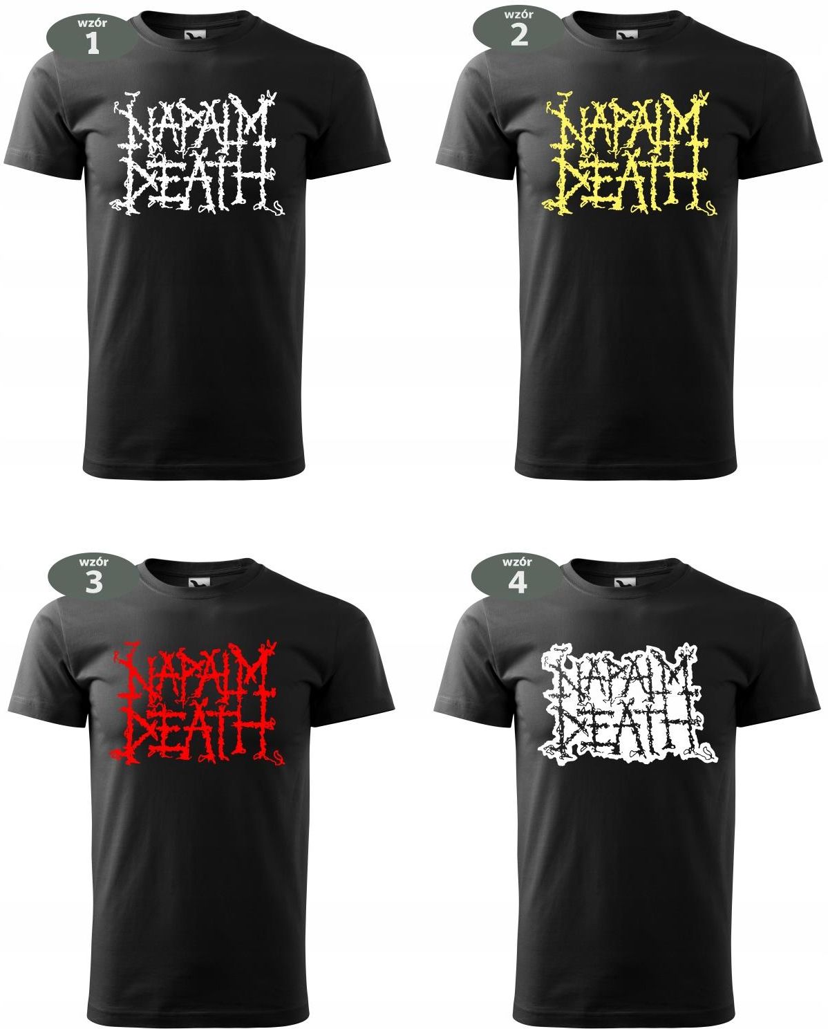 Koszulka t-shirt Napalm Death band zespół grindcore death metal S XXL ...