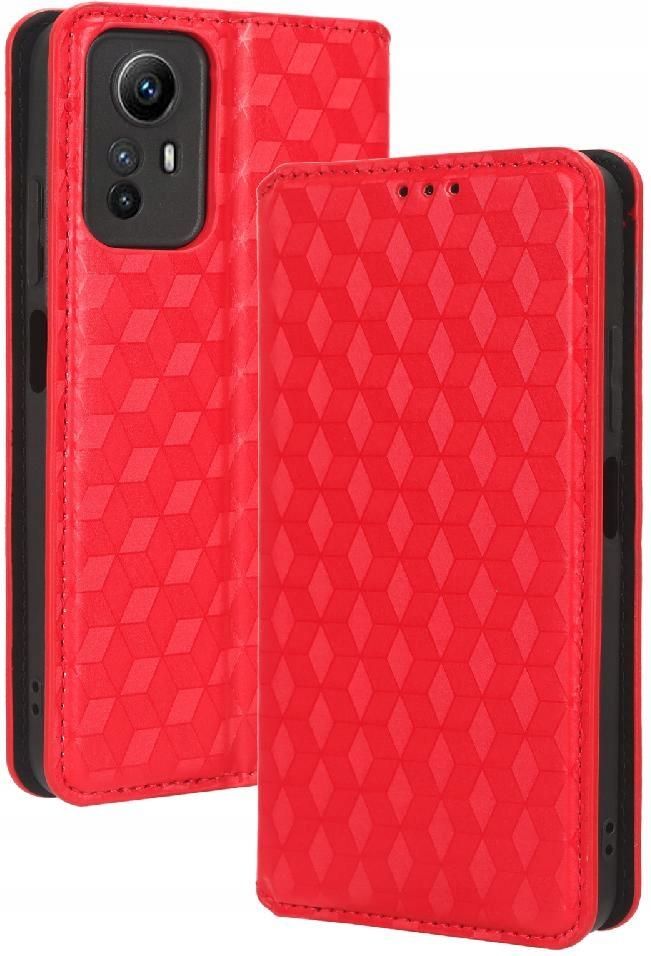 Case For Xiaomi Redmi Note 12S Pu Leather Card Slots Holder Magnetic 3D ...