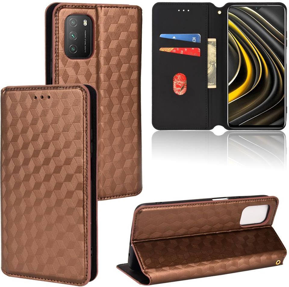 Case For Xiaomi Poco M3 Wallet 3D Pattern Pu Leather Magnetic Closure ...