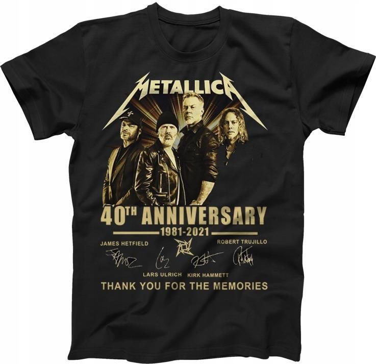 Koszulka Metallica 40 lat zespołu 40TH Anniversary - Ceny i opinie ...