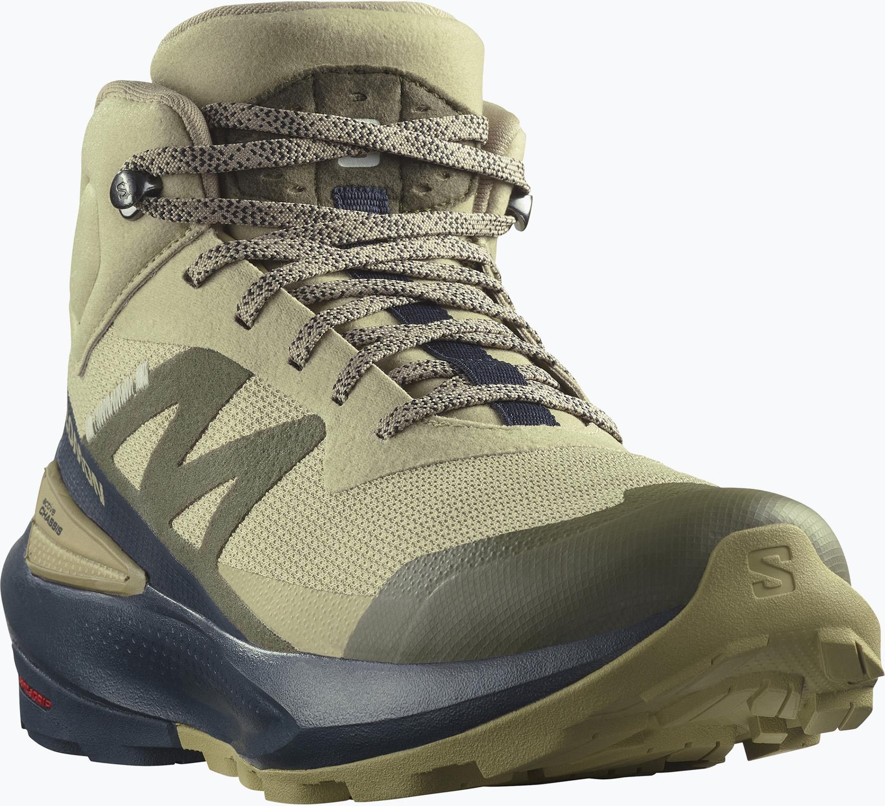 Buty trekkingowe Salomon Elixir Activ Mid Gtx Slate Green Carbon Glacier - Ceny i opinie - Ceneo.pl