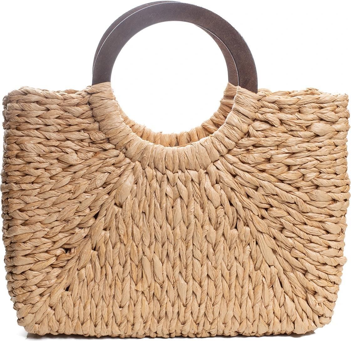 Duży koszyk letnia torba torebka pleciona drewniane rączki - Ceny i opinie - Ceneo.pl