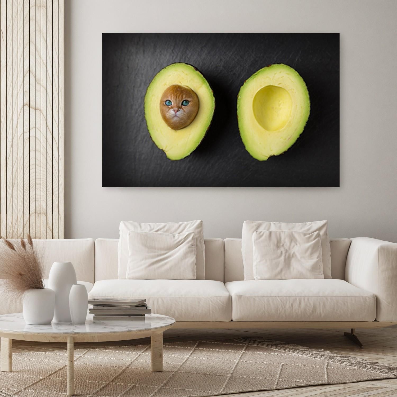 Feeby Obraz Na Płótnie Awokado Kot Galina Bugaevskaya 60X40 - Opinie i ...