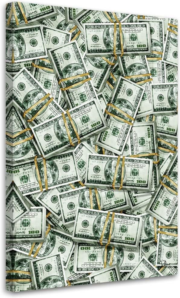 Feeby Obraz Na Płótnie Pliki Dolarów Rubiant 80X120 - Opinie i ...