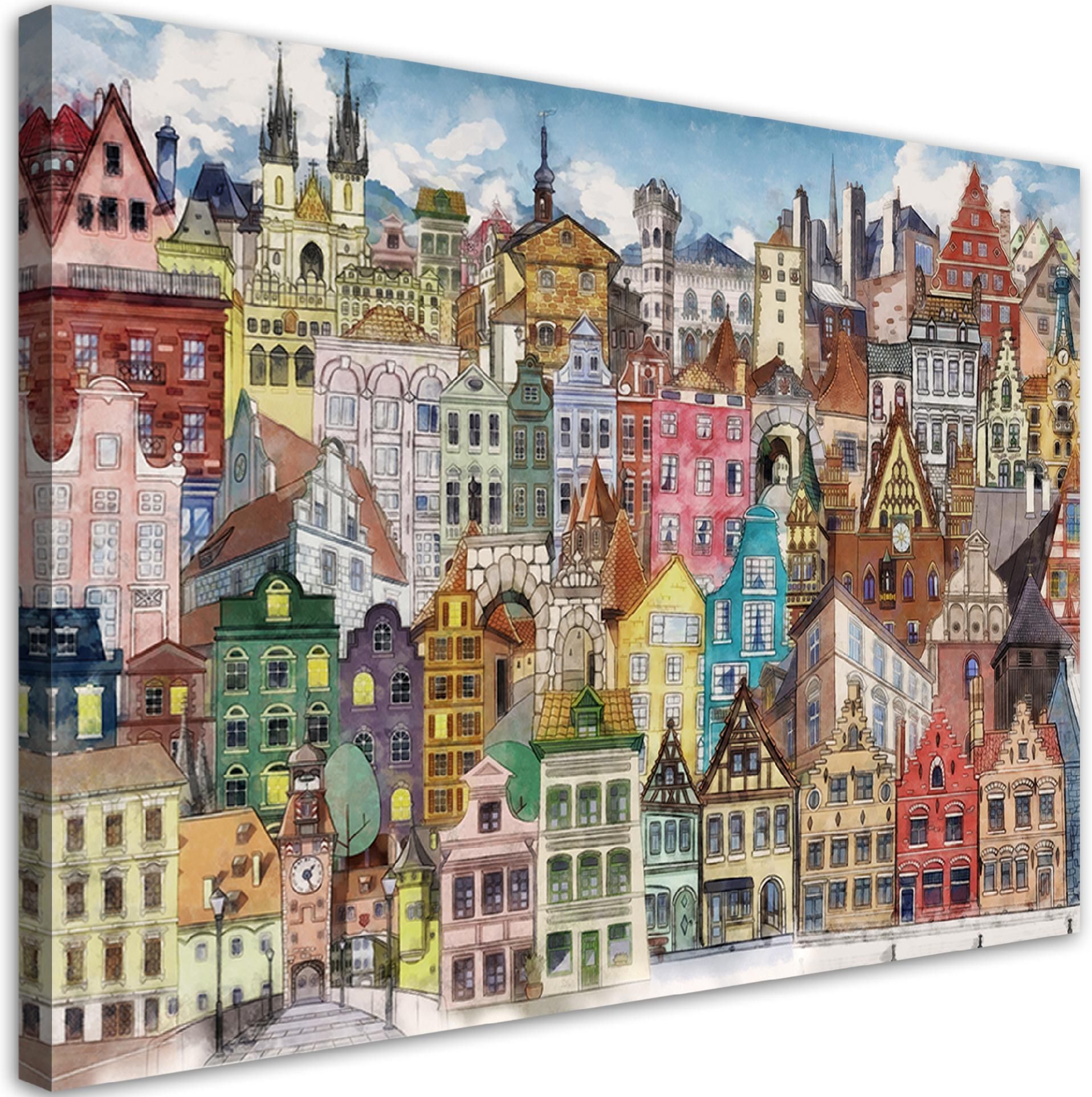Feeby Obraz Na Płótnie Wesołe Miasto 60X40 - Opinie i atrakcyjne ceny ...