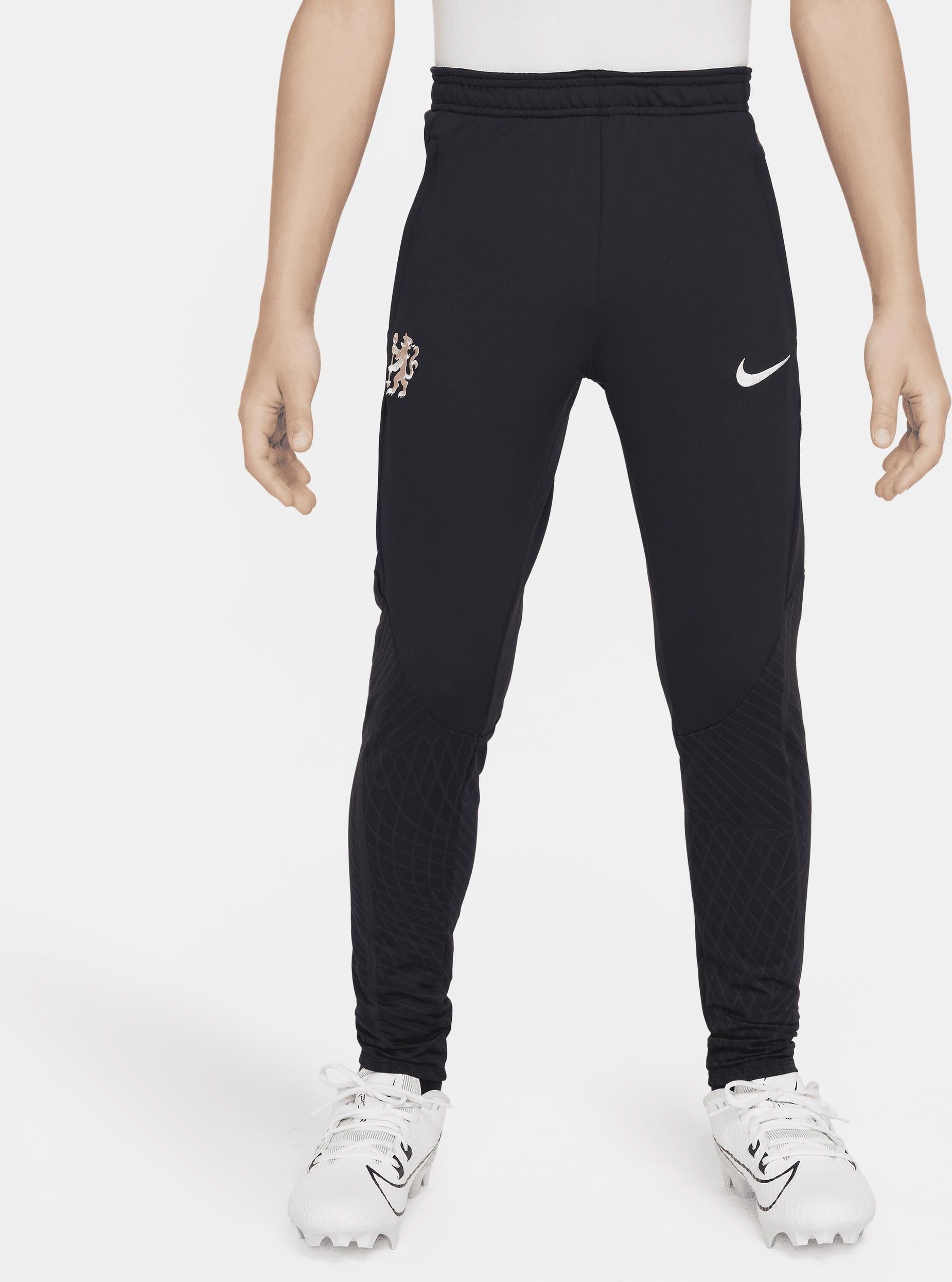 Spodnie Piłkarskie Dla Dużych Dzieci Nike Dri Fit Chelsea F C Strike