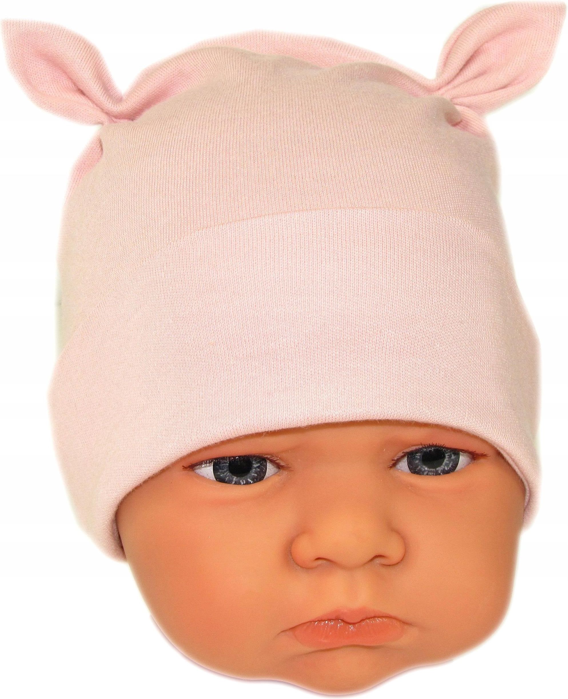 Czapka Niemowlęca Niewiązana 34-36 Powder Pink /29/ - Ceny i opinie ...