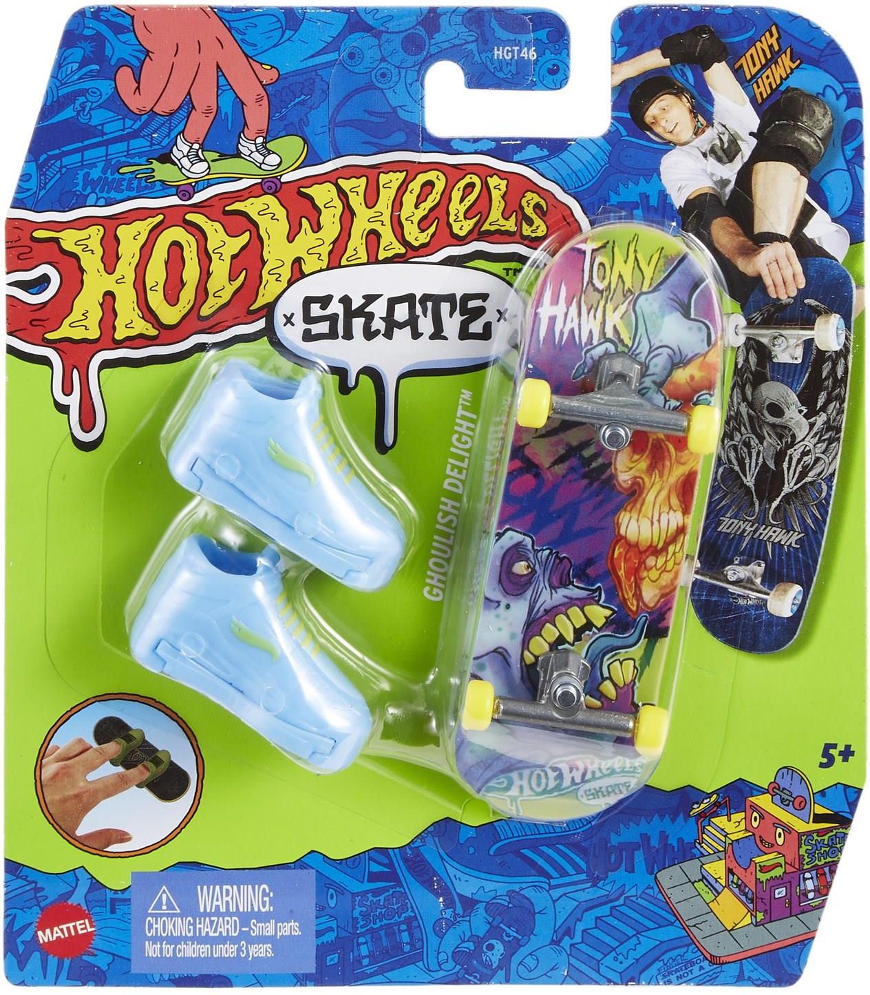 Hot Wheels Skate Fingerskate Tony Hawk Deskorolka Ghoulish Delight ...