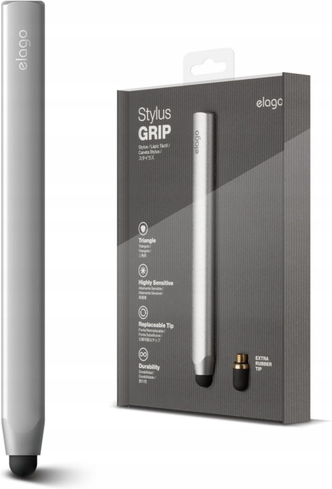 Elago Uchwyt Stylus Srebrny - Uchwyty - Opinie i ceny na Ceneo.pl