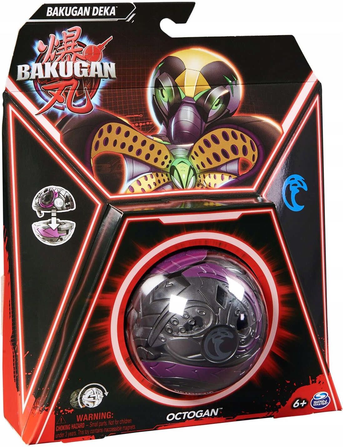 Spin Master Bakugan Deka Octogan Czarna Transformująca Kula Figurka 8Cm ...