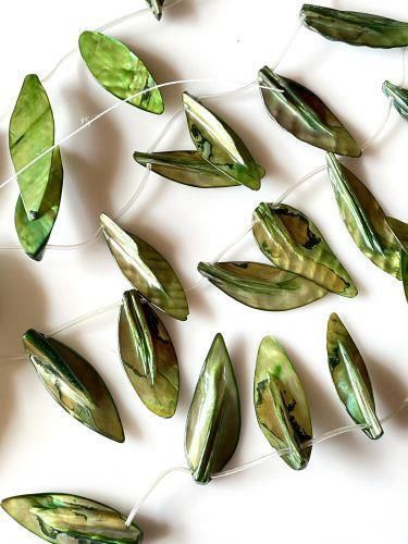 Image-Arte.Pl Muszla Freshwater Leaf 39-55x11-25x4-9Mmgeengass Ab 1szt ...