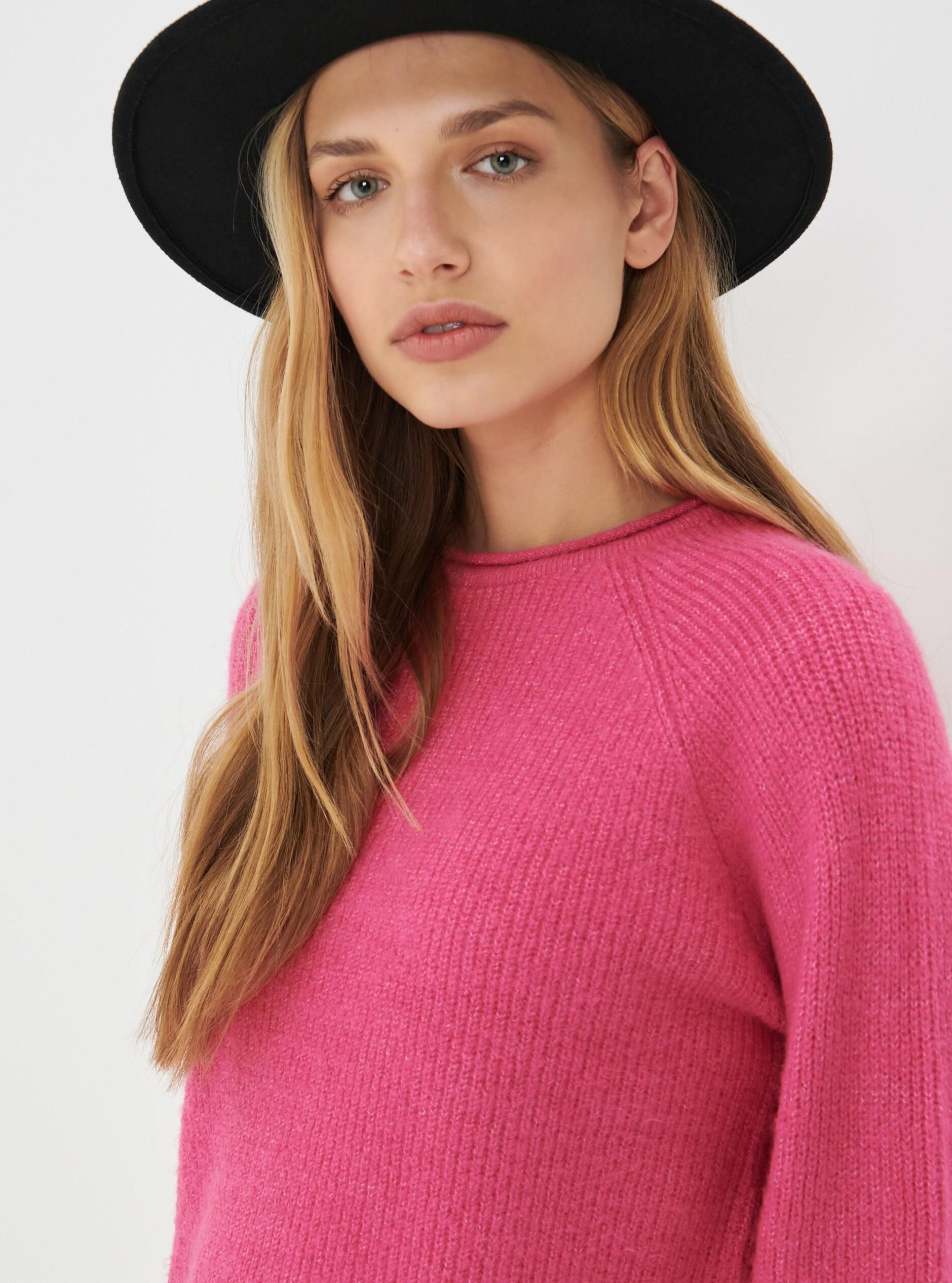 Sinsay Sweter z bufiastymi rękawami 7240J-30M Różowy - Ceny i opinie ...