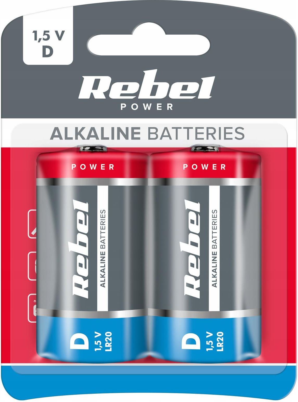 Rebel Baterie Alkaliczne Lr20 2Szt/Bl. (1Ll) (BAT0064B) - Ceny i opinie ...